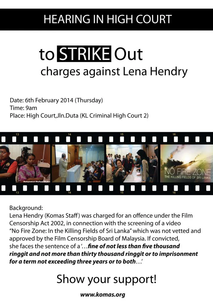 Hearing to Strike out Case against Lena Hendry – A Challenge to our ...
